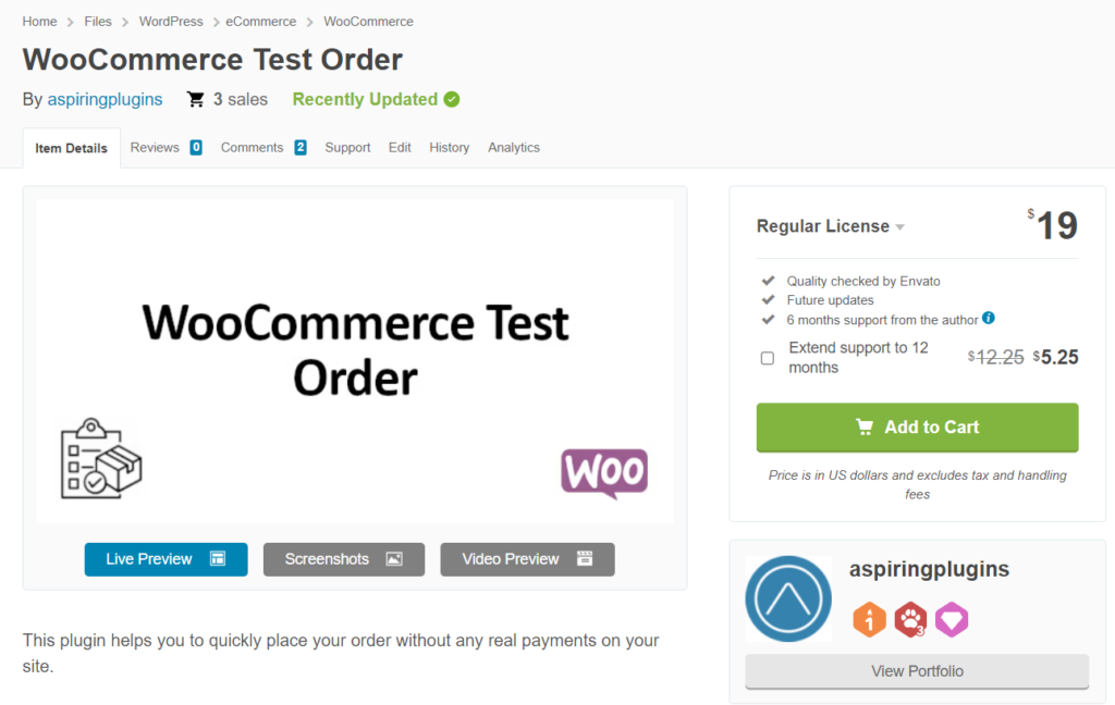 Top 3 WooCommerce Test Order Plugins - AspiringPlugins